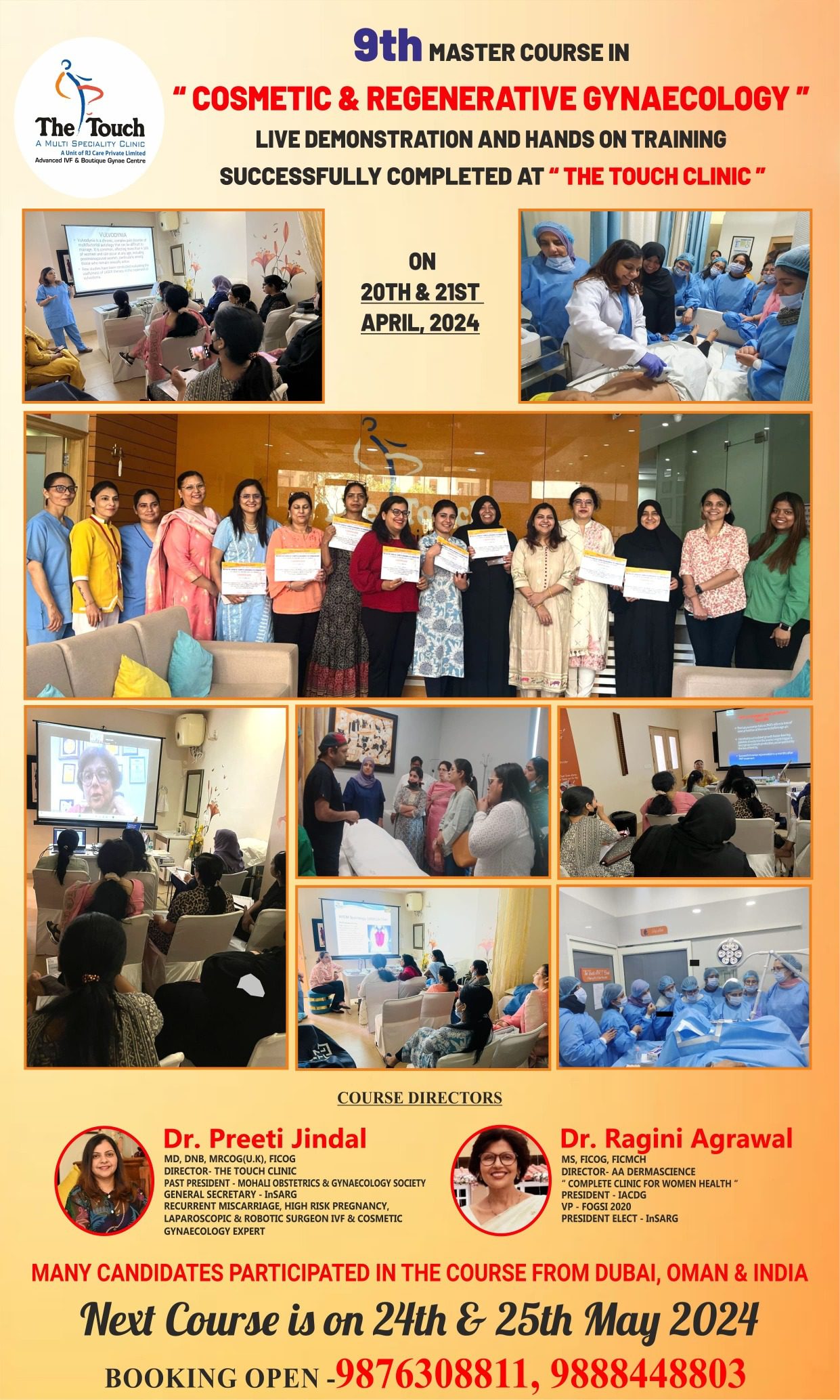 9th Master Course in Cosmetic & Regenerative Gynaecology - Best IVF ...